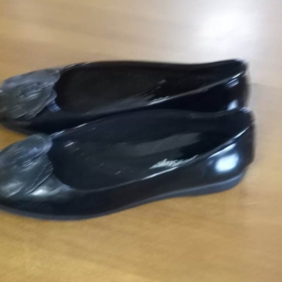 Angel Steps | Shoes | Angel Steps Black Flats Size W | Poshmark